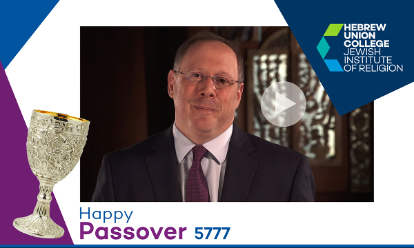 President Panken's Passover Message
